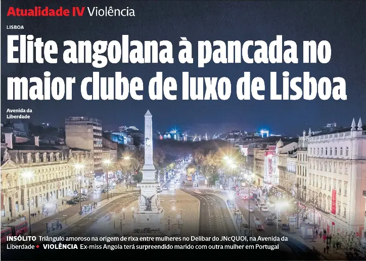 Elite angolana à pancada no maior clube de luxo de Lisboa - PressReader
