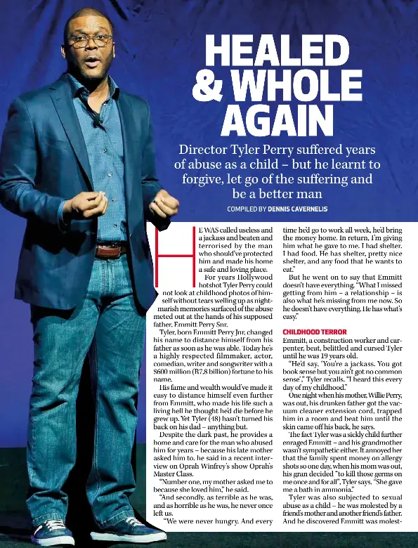 Tyler Perry makes peace with past - PressReader