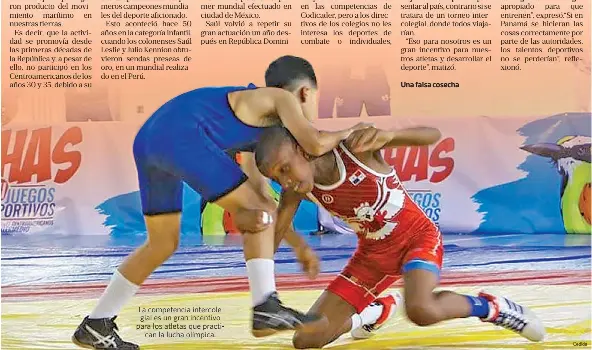 La lucha olímpica, el deporte ignorado por los centros educativos panameños - PressReader