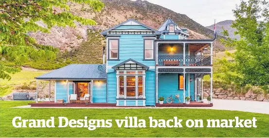 Grand Designs villa back on market - PressReader