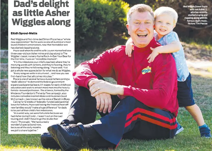 Dad’s delight as little Asher Wiggles along - PressReader