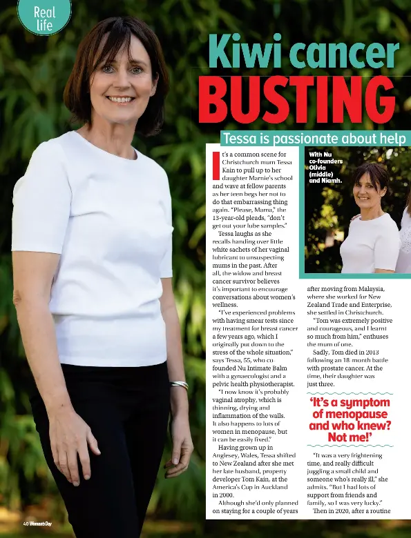 Kiwi cancer survivor BUSTING TABOOS - PressReader