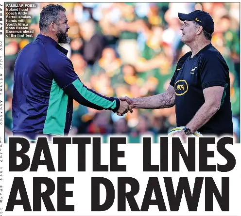BATTLE LINES ARE DRAWN - PressReader