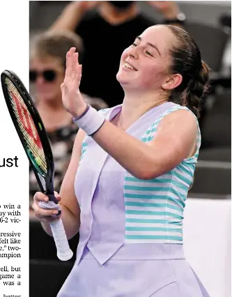 Jelena shows true grit - PressReader