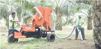 MPOB invents efficient, cost effective loose fruit collecting machine ...