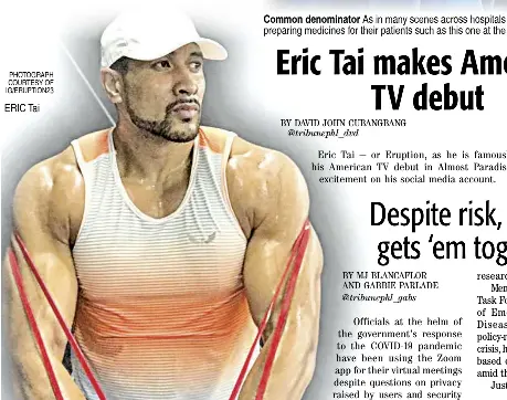 Eric Tai makes American TV debut - PressReader