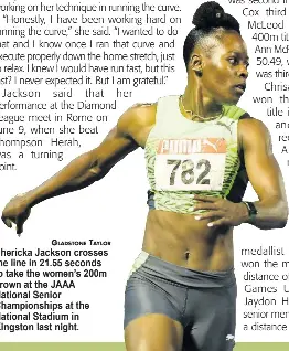 Jackson delivers on sprint double promise - PressReader
