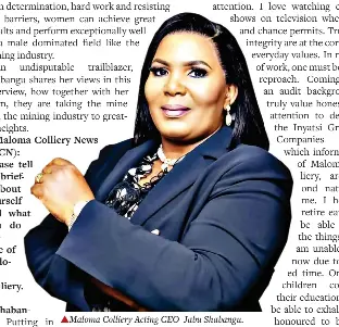 Jabu Shabangu: Driving progress, securing futures for women in mining ...
