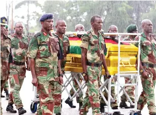 Funeral parade for Brig-Gen Ngarava - PressReader