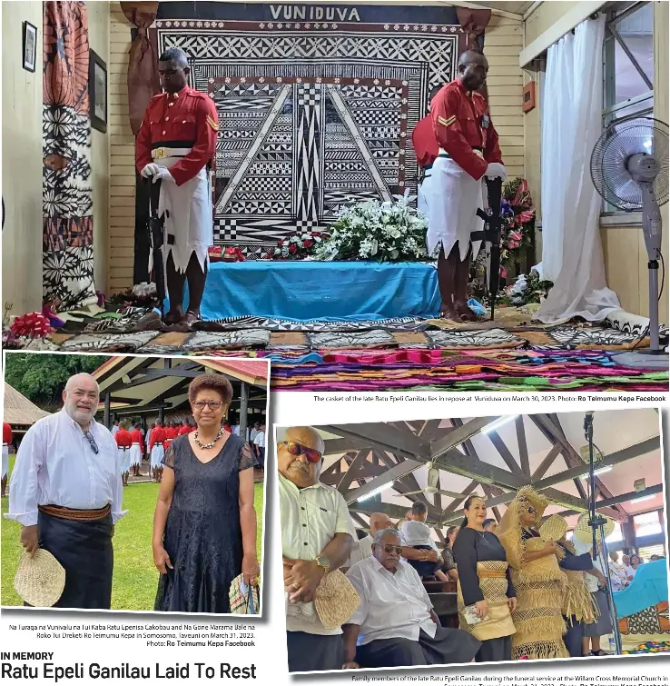 Ratu Epeli Ganilau Laid To Rest - PressReader