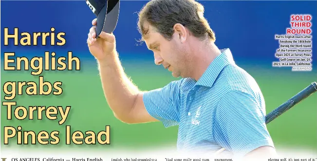 Harris English grabs Torrey Pines lead - PressReader