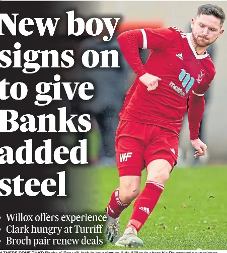 New boy signs on to give Banks added steel - PressReader