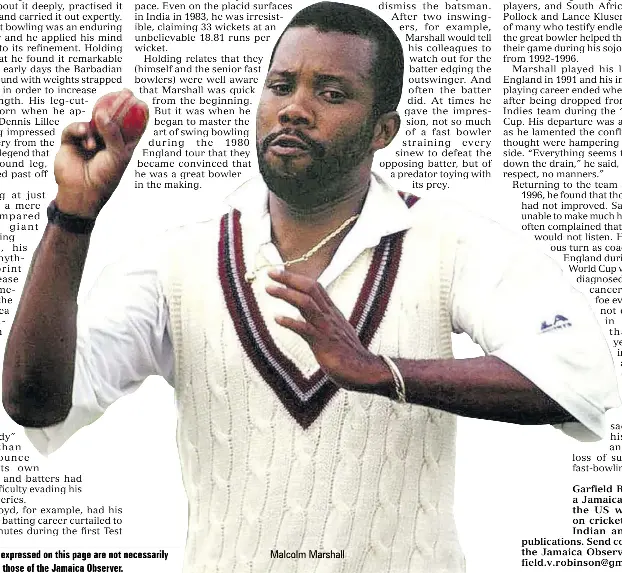 Memories of Malcolm Marshall - PressReader