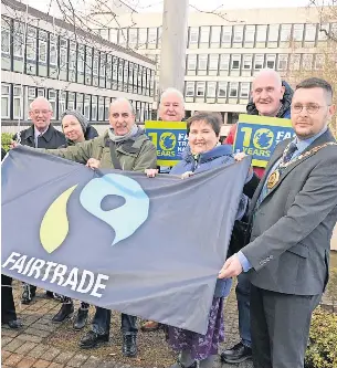 Flag day for anniversar­y of Fairtrade status honour - PressReader