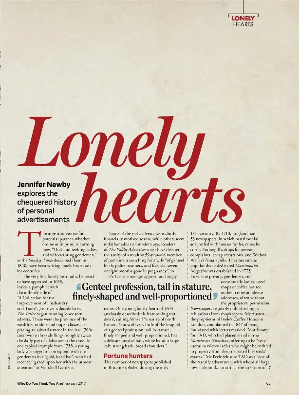 LONELY HEARTS - PressReader