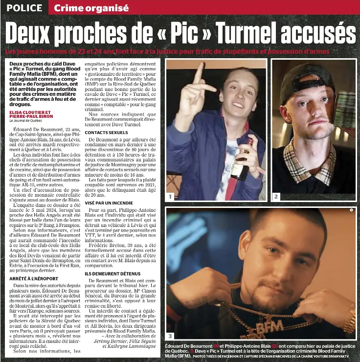 Deux proches de « Pic » Turmel accusés - PressReader
