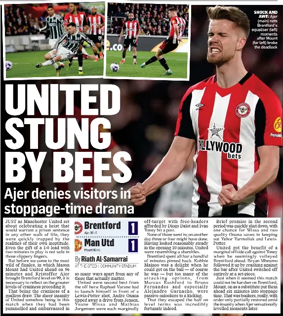 UNITED STUNG BY BEES - PressReader