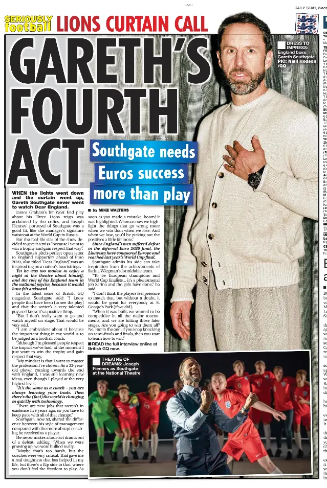 GARETH’S FOURTH ACT - PressReader