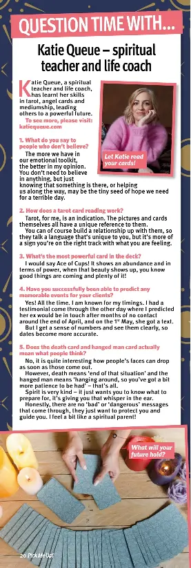 Katie Queue – spiritual teacher and life coach - PressReader