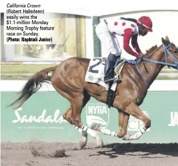 Easy does it for California Crown - PressReader