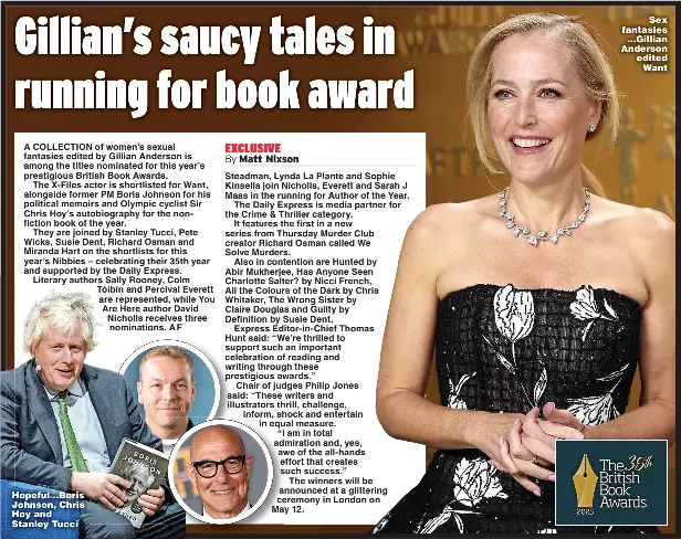 Gillian’s saucy tales in running for book award - PressReader