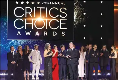 ‘Oppenheime­r’ wins big at Critics Choice Awards - PressReader