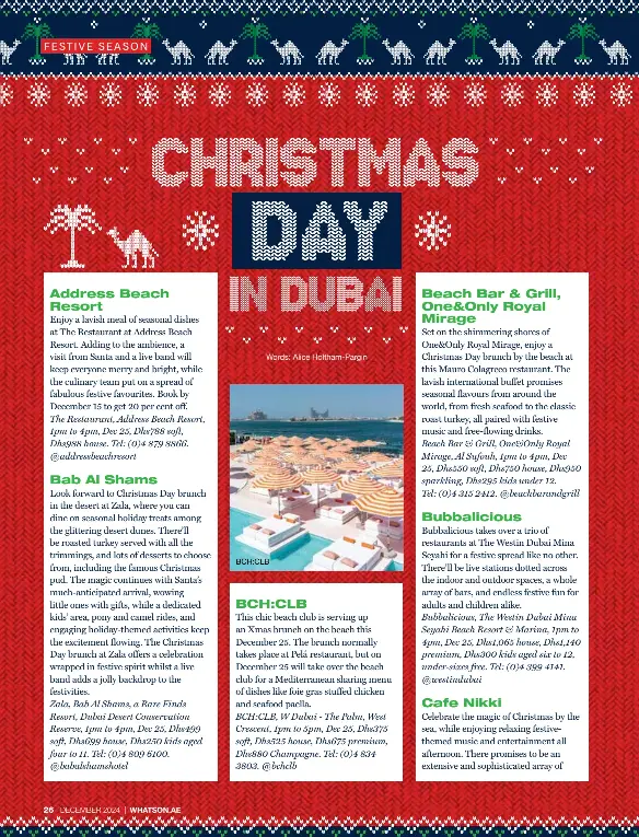 CHRISTMAS DAY IN DUBAI - PressReader