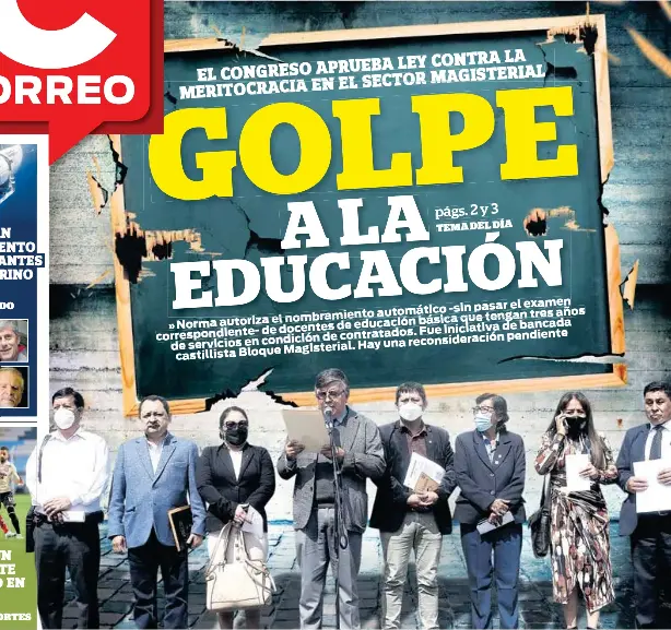 GOLPE A LA EDUCACIÓN - PressReader