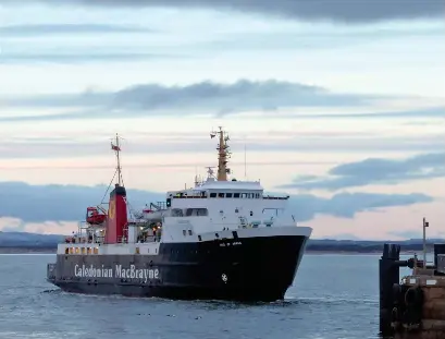 Arran ferry diverted to Troon due to a ‘defect’ - PressReader