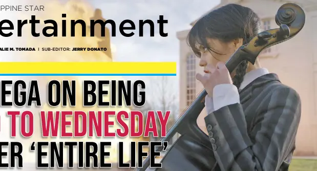 Jenna Ortega on being compared to Wednesday Addams her ‘entire life’ - PressReader