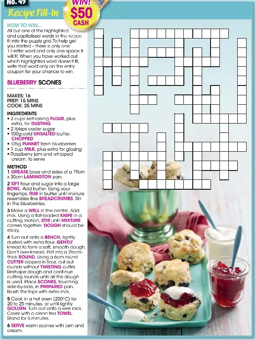Recipe Fill-In - PressReader