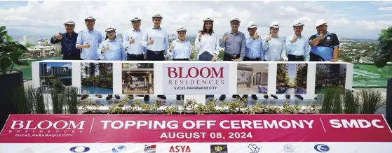 SMDC MARKS TOPPING OFF OF BLOOM RESIDENCES BUILDINGS L AND M - PressReader