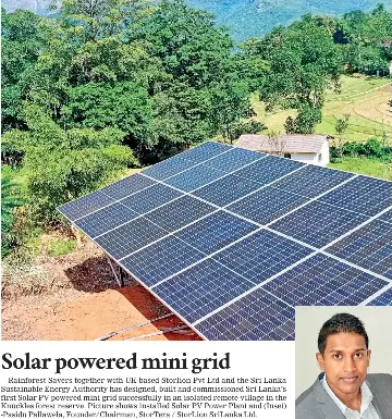 Solar powered mini grid - PressReader