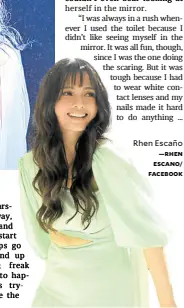 RHEN ESCAÑO MOVES PAST SEXY IMAGE, TAKES STAB AT HORROR - PressReader