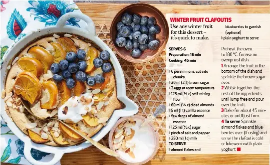 WINTER FRUIT CLAFOUTIS - PressReader