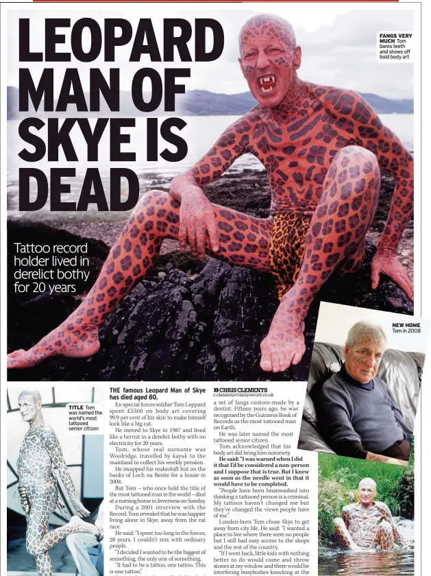 LEOPARD MAN OF SKYE IS DEAD - PressReader