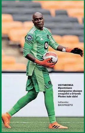 Inkakha ihlaba ukucikizel­a konozinti kwiBucs - PressReader