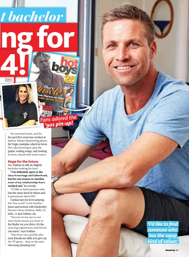 Nathan Harvey’s on the hunt for romance. - PressReader