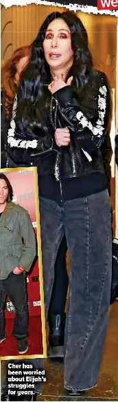 CHER FEARS FOR HER SON - PressReader