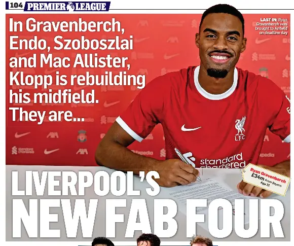 LIVERPOOL’S NEW FAB FOUR - PressReader