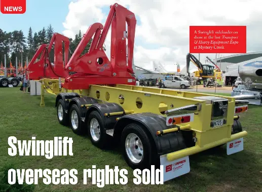 Swinglift overseas rights sold - PressReader