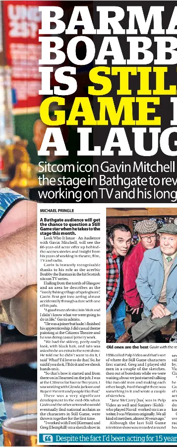 BARMAN BOABBY IS STILL GAME FOR A LAUGH - PressReader