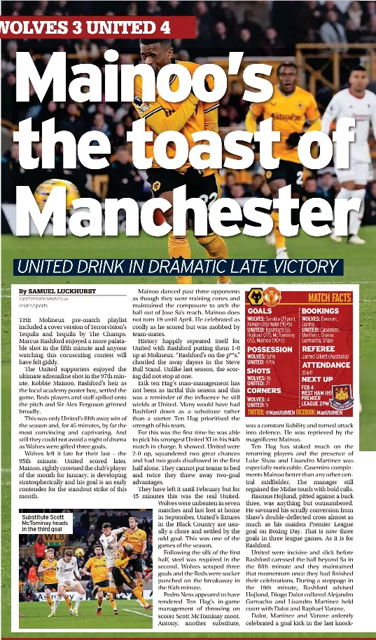 Mainoo’s the toast of Manchester - PressReader