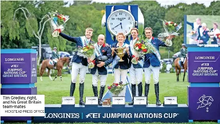 Gredley jumping for joy after Great Britain win - PressReader