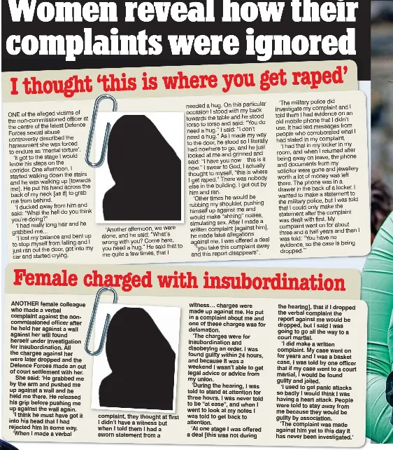 NEW SEX SCANDAL ALLEGATION­S HIT DEFENCE FORCES - PressReader