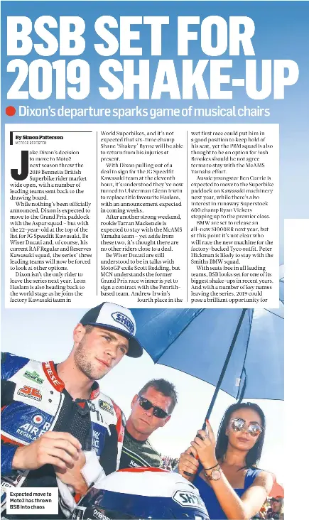BSB 2019 shake-up - PressReader
