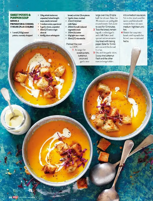 SWEET POTATO & PUMPKIN SOUP - PressReader