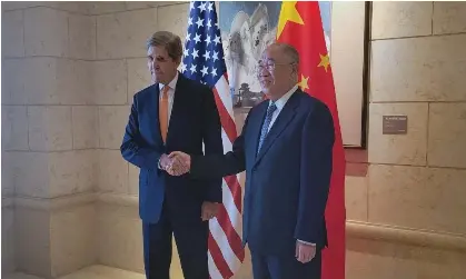 US climate envoy meets Chinese counterpar­t on hottest ever day in ...