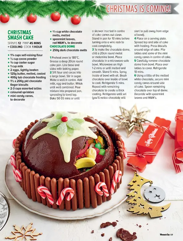 CHRISTMAS SMASH CAKE - PressReader