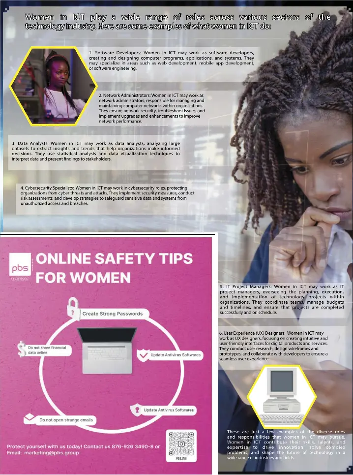 Women in ICT play a wide range of roles across various sectors of the ...